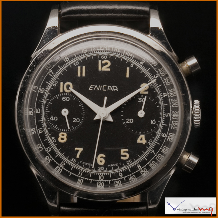 Enicar Chronograph Watch Co Year: 1950 - 1960