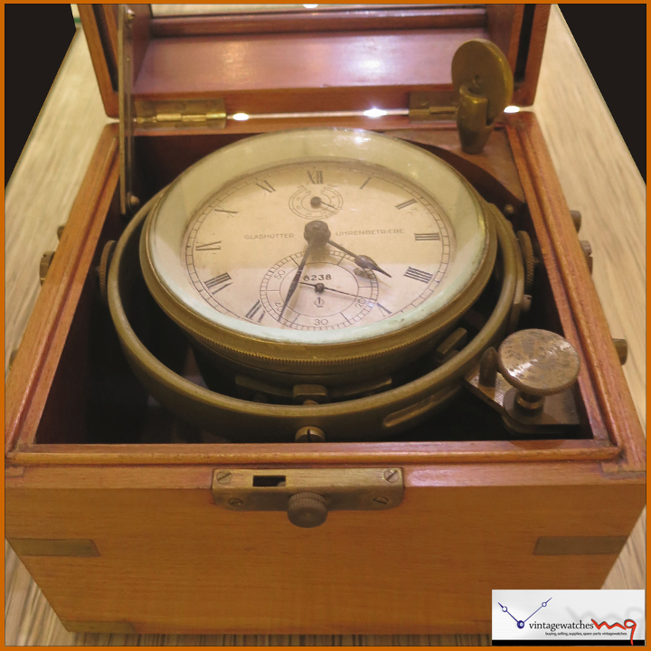 GUB GLASHUTTER Ship Chronometer 8238